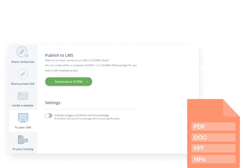 Easygenerator | Create SCORM courses easily